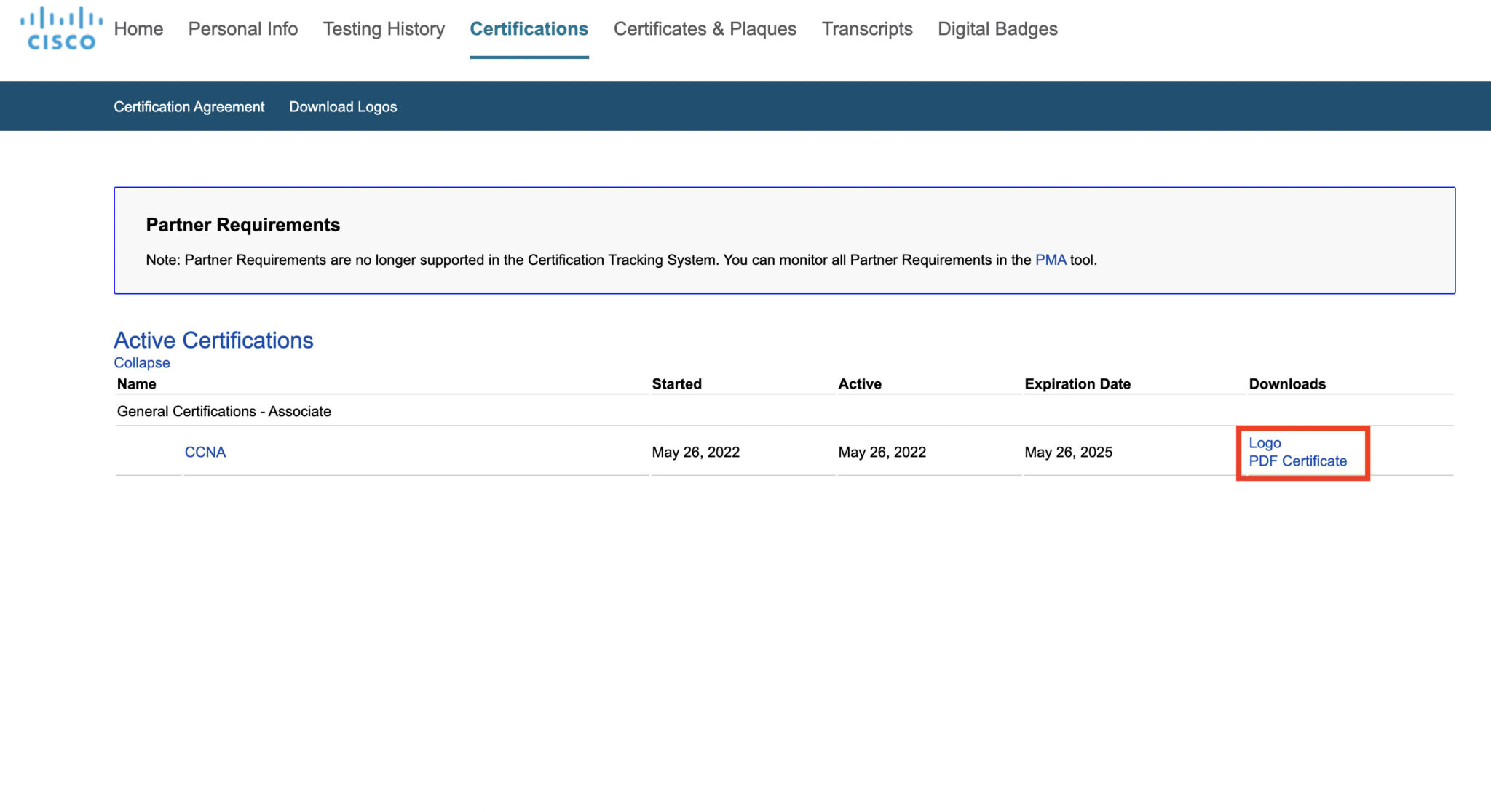 【画像付き】CCNAの合格証明書を受け取る方法を解説！PDF版のダウンロード方法も｜積み上げエンジニア
